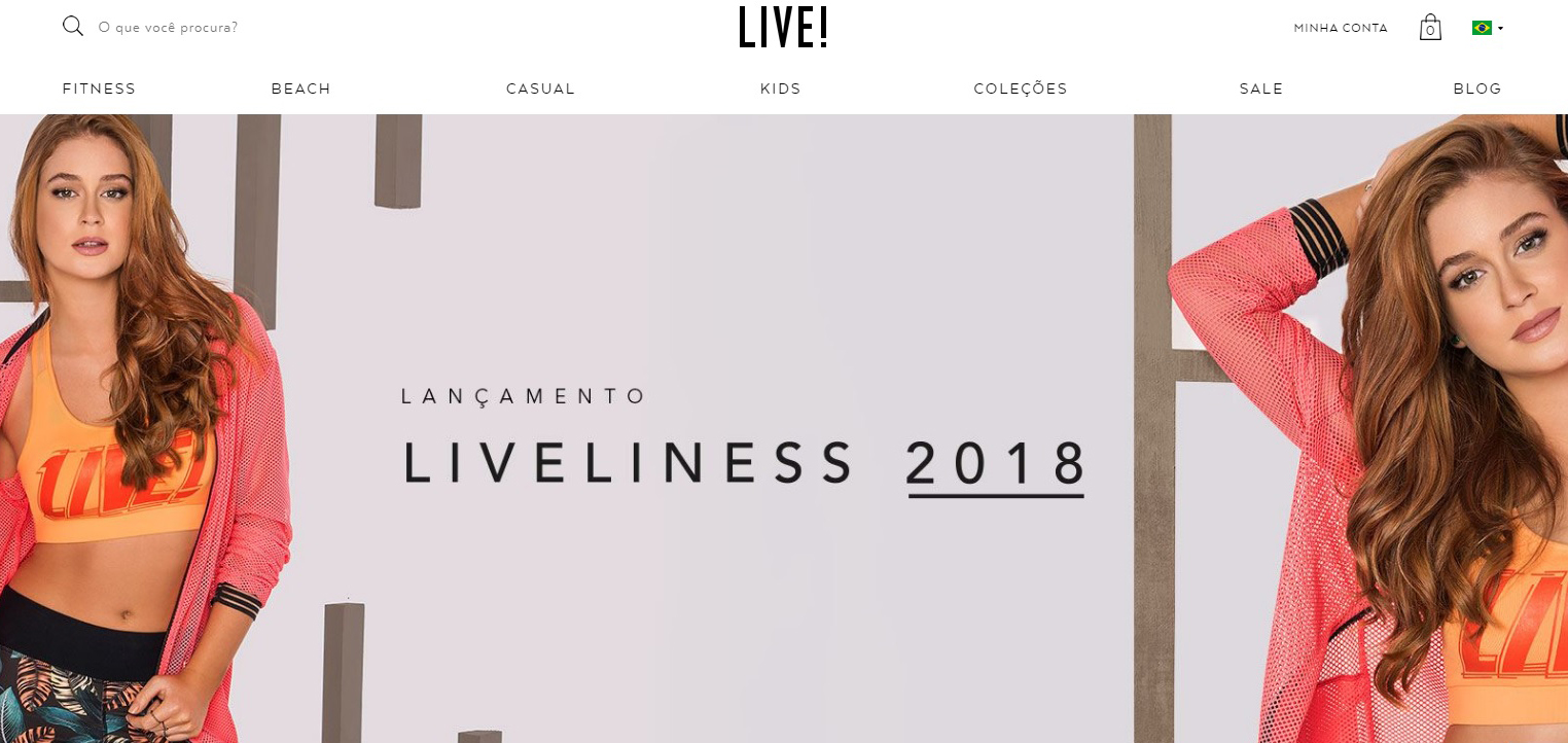 Passo a Passo de como comprar roupas no site da LIVE!